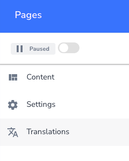 What are the different components of a Page?